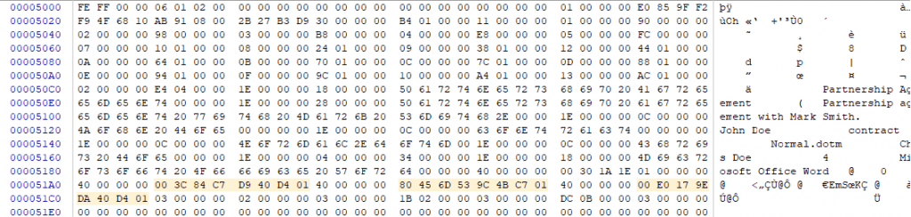 Word Forensic Analysis And Compound File Binary Format Forensic Focus