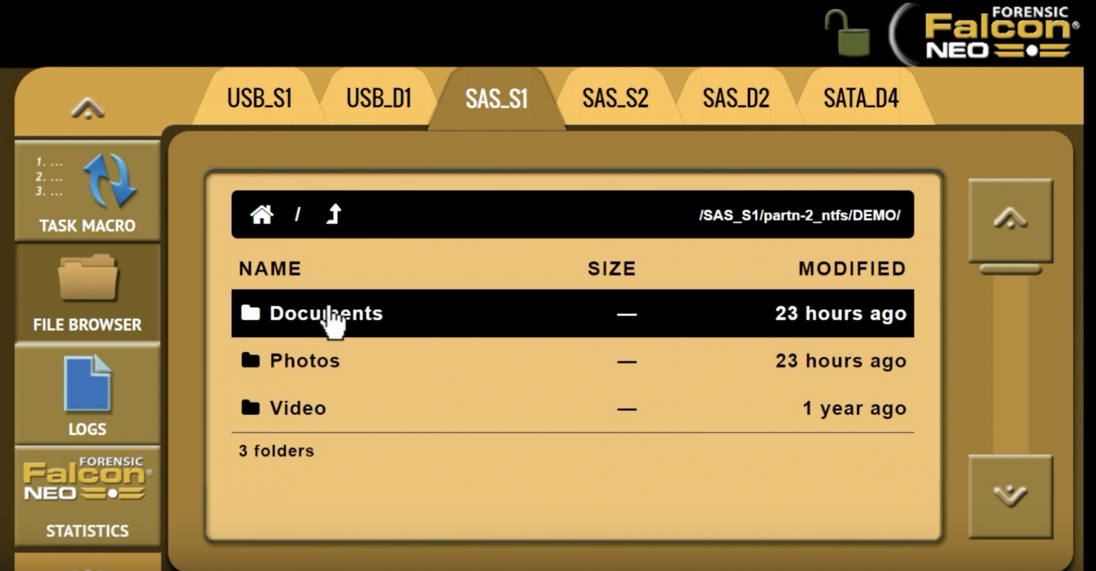 How To: Use The File Browser Feature In Logicube's Forensic Falcon NEO ...