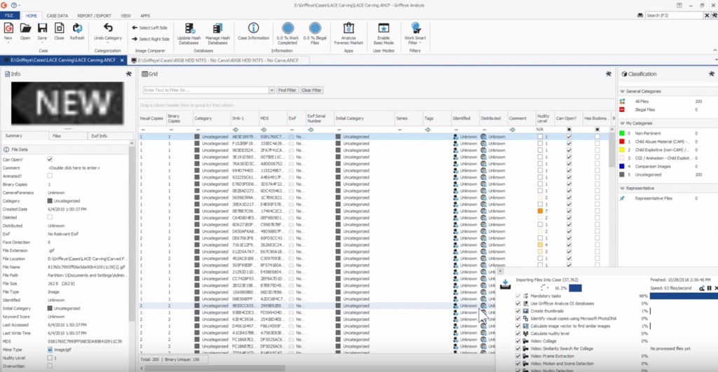 How To: Integrate LACE Carver With Griffeye Analyze DI Pro - Forensic Focus