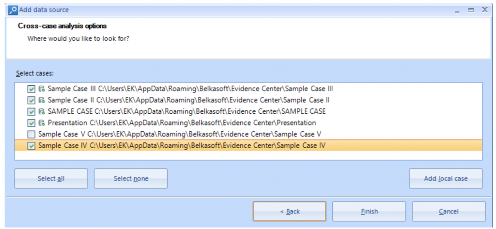 How To Use Cross-Case Search With Belkasoft Evidence Center - Forensic ...