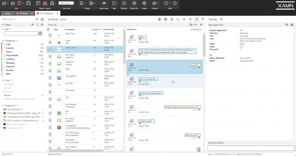 Walkthrough: What's New In XAMN v4.4 - Forensic Focus