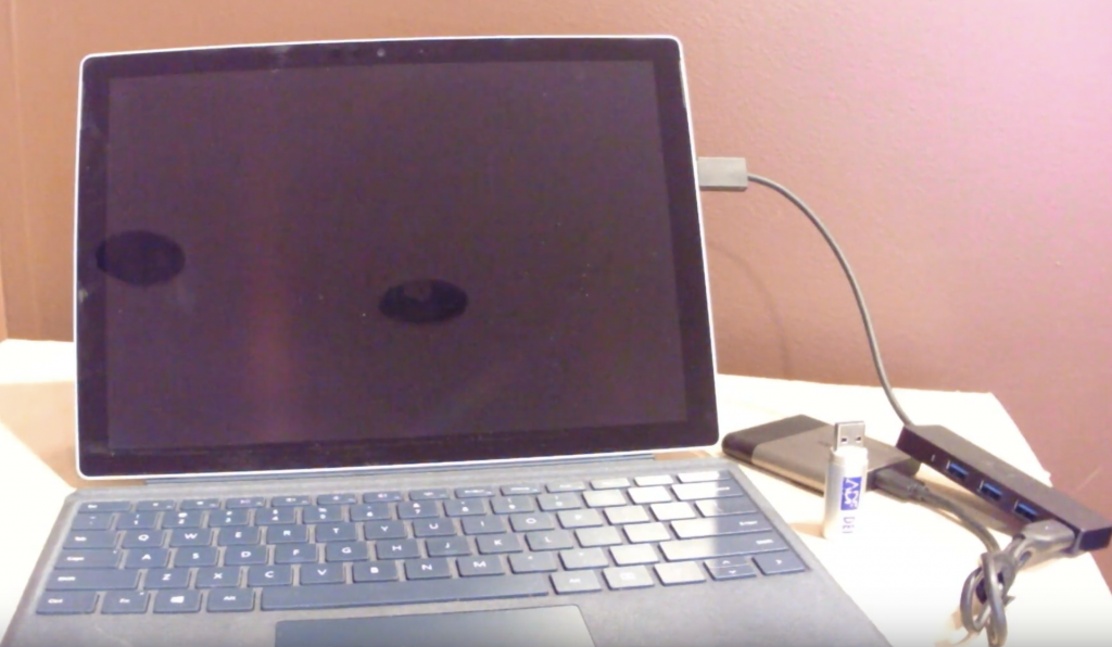 How To Boot Scan A Microsoft Surface Pro - Forensic Focus