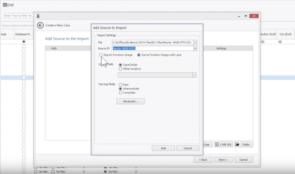 How To Integrate LACE Carver With Griffeye Analyze DI Pro - Forensic Focus