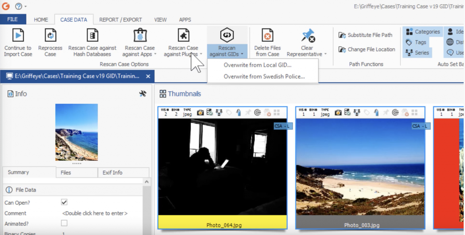 How To Use The Griffeye Intelligence Database - Forensic Focus