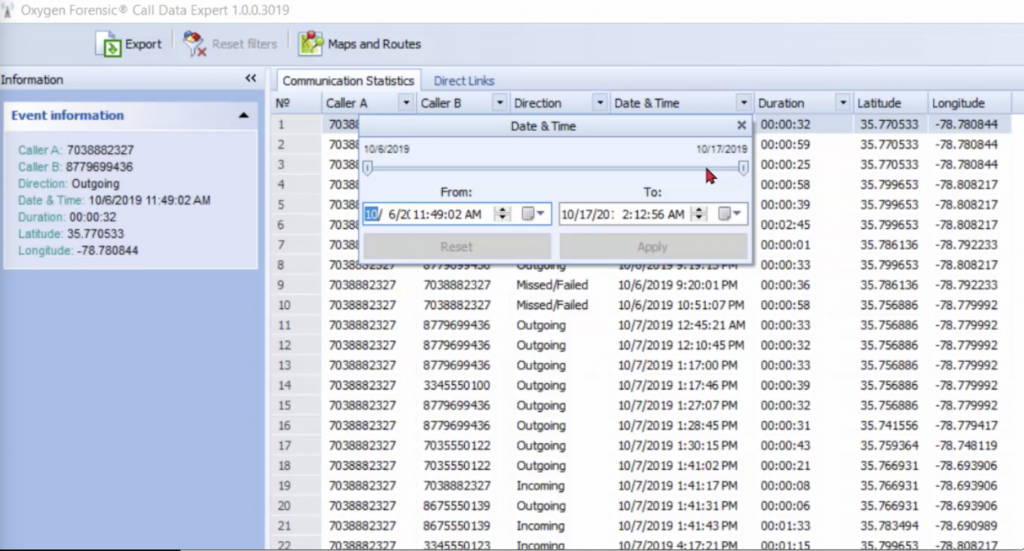 How To Analyze Call Data Records In Oxygen Forensic Detective ...