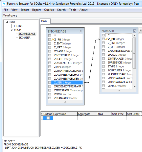 Using The Forensic Browser For Sqlite To Examine Any Sqlite Database Forensic Focus
