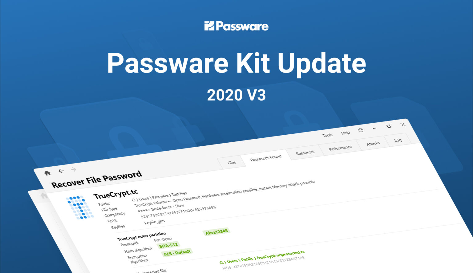 The New Passware Kit 2020 v3: Recovers Passwords for TrueCrypt ...
