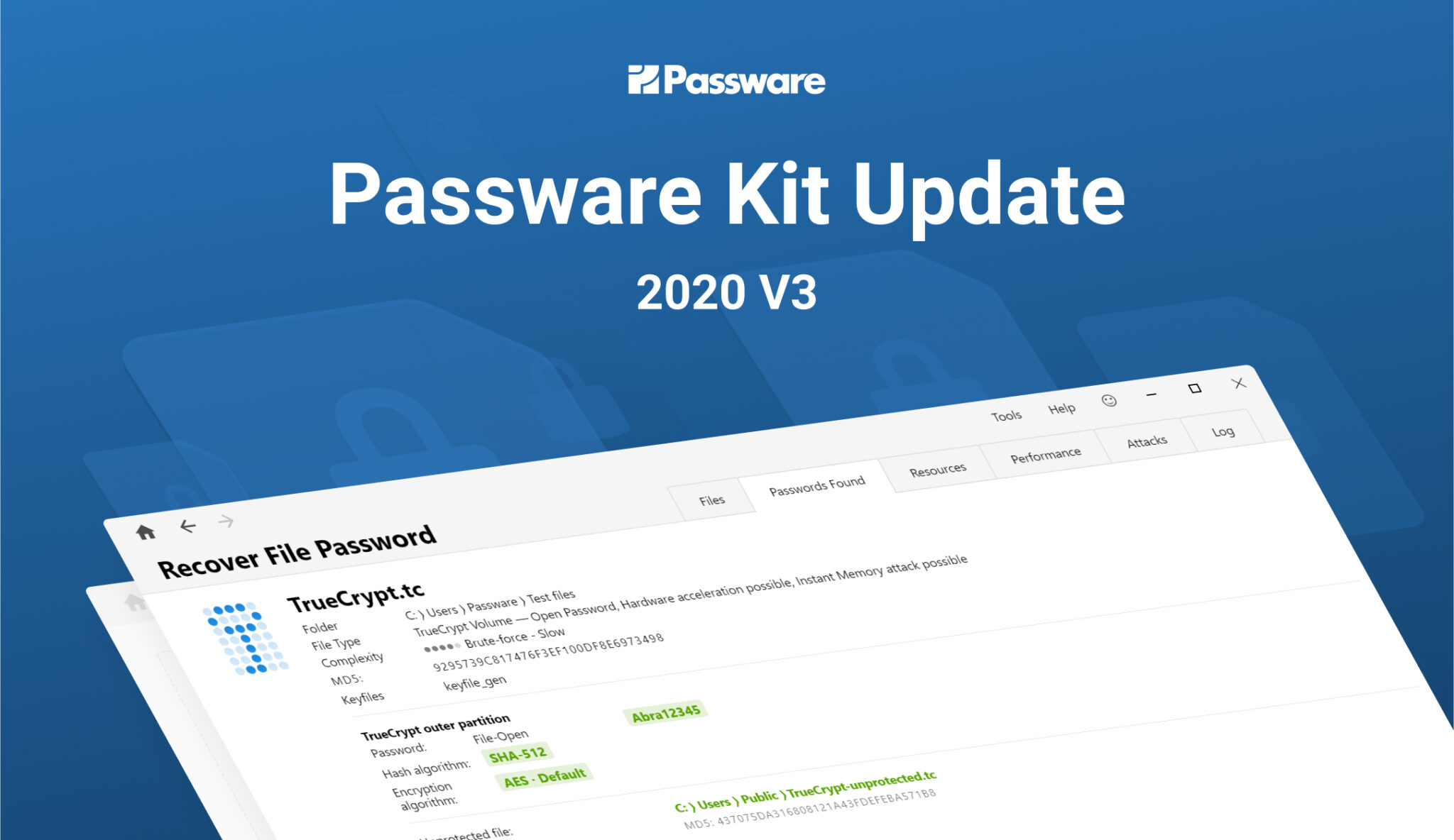The New Passware Kit 2020 v3: Recovers Passwords for TrueCrypt ...