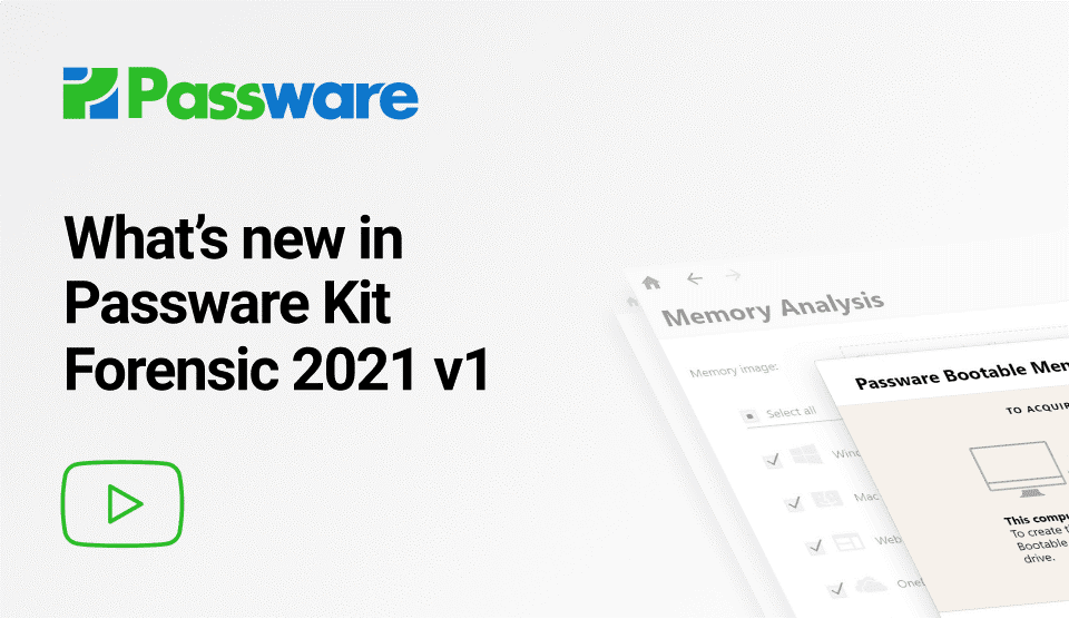 The New Passware Kit 2021 V1 Bootable Memory Imager And Instant Apfs Decryption Forensic Focus
