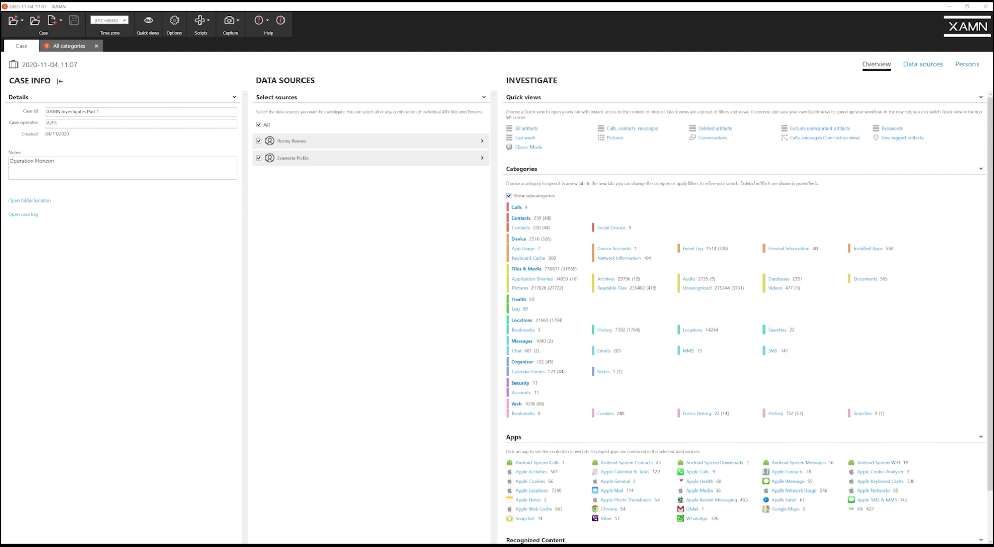 How To Use The Categories Filter In XAMN - Forensic Focus