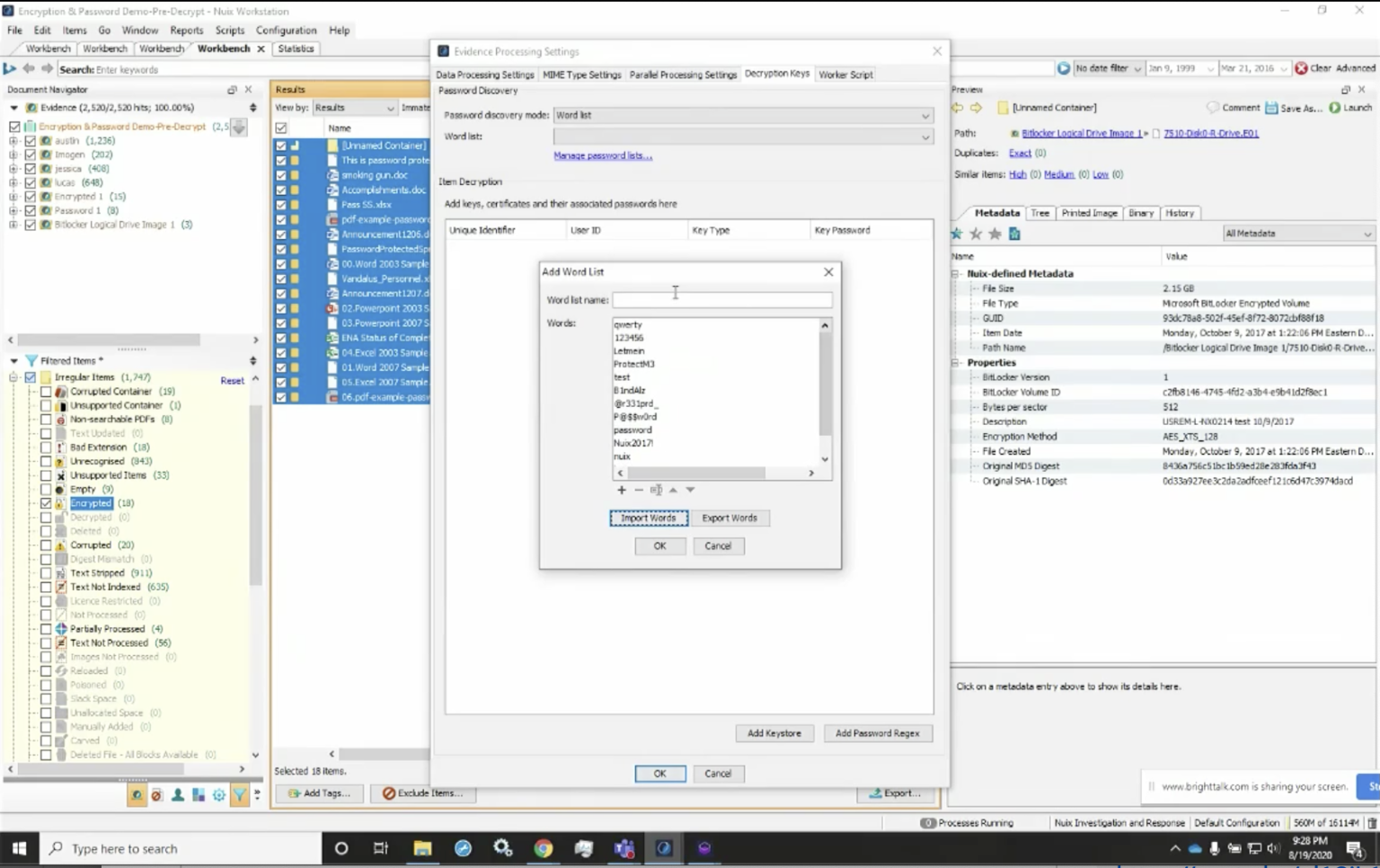 Nuix Digital Investigations Solutions: Defeating Encryption And ...