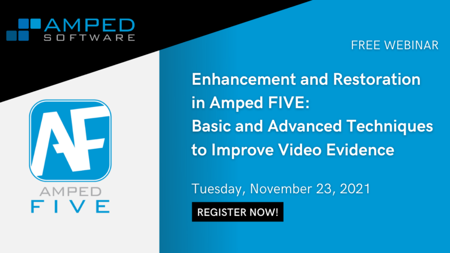 Register for Webinar: Enhancement and Restoration in Amped FIVE: Basic ...