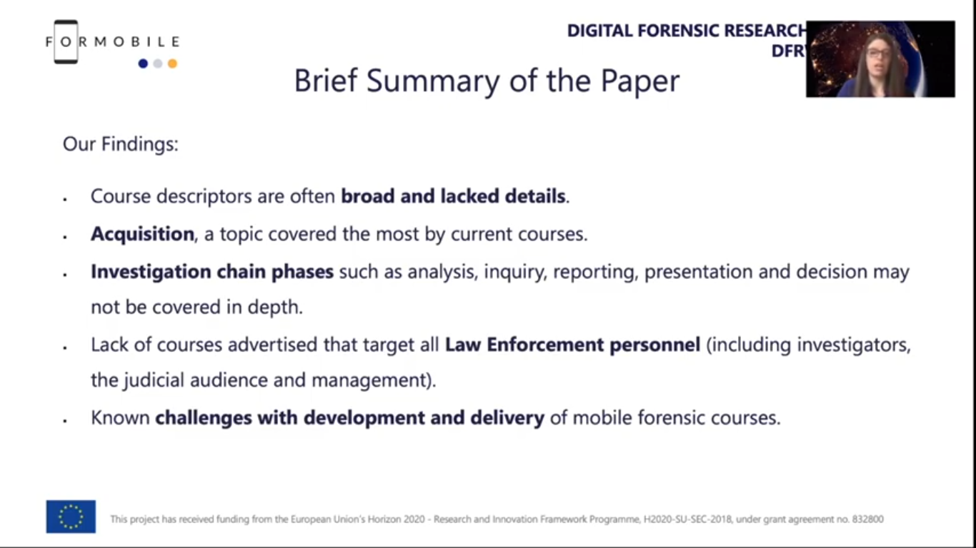 Law Enforcement Educational Challenges for Mobile Forensics - Forensic ...