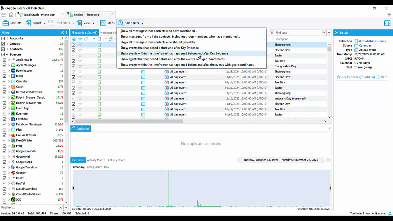 Merged Extractions in Oxygen Forensic Detective - Forensic Focus