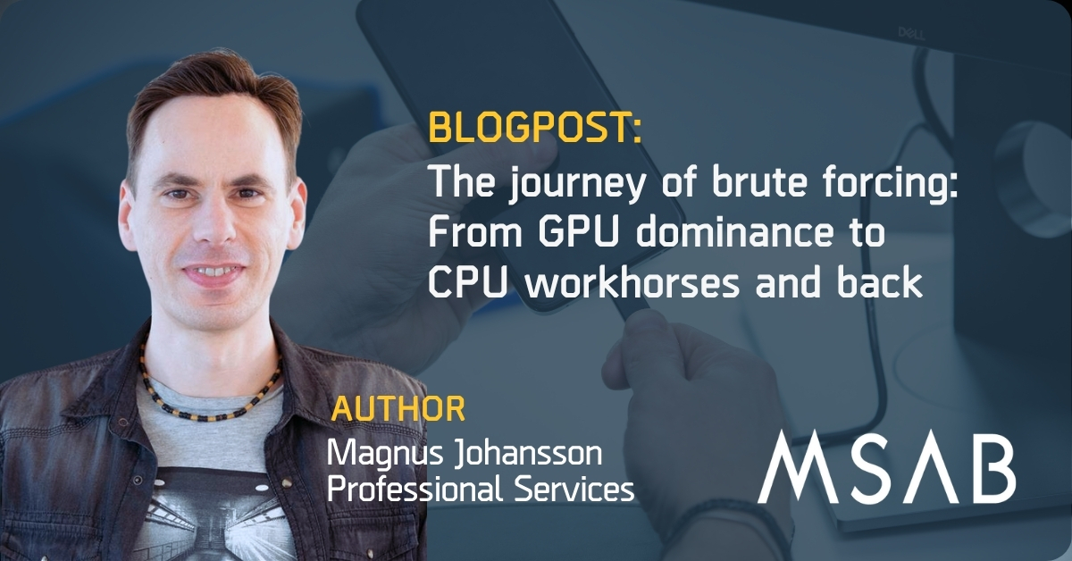 The Journey Of Brute Forcing: From GPU Dominance To CPU Workhorses And Back - Forensic Focus